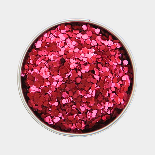 Blush Red Chunky Festival Glitter – Luminosity Glitter®